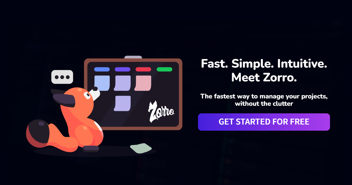 Zorro - Project management web app
